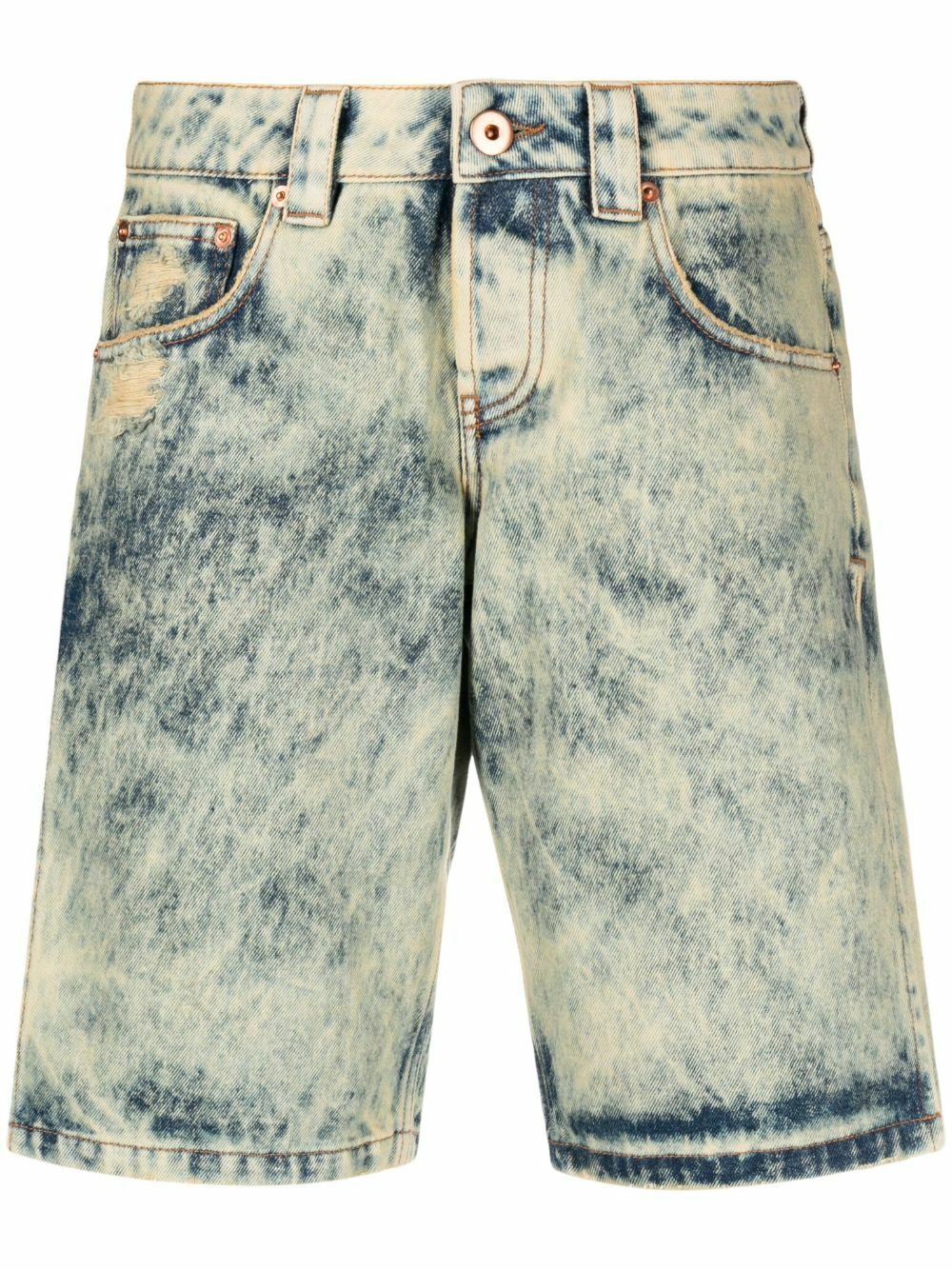 VAQUERA - Denim Split Shorts Vaquera