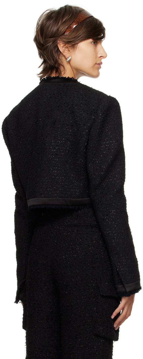 lesugiatelier Black Round Jacket lesugiatelier