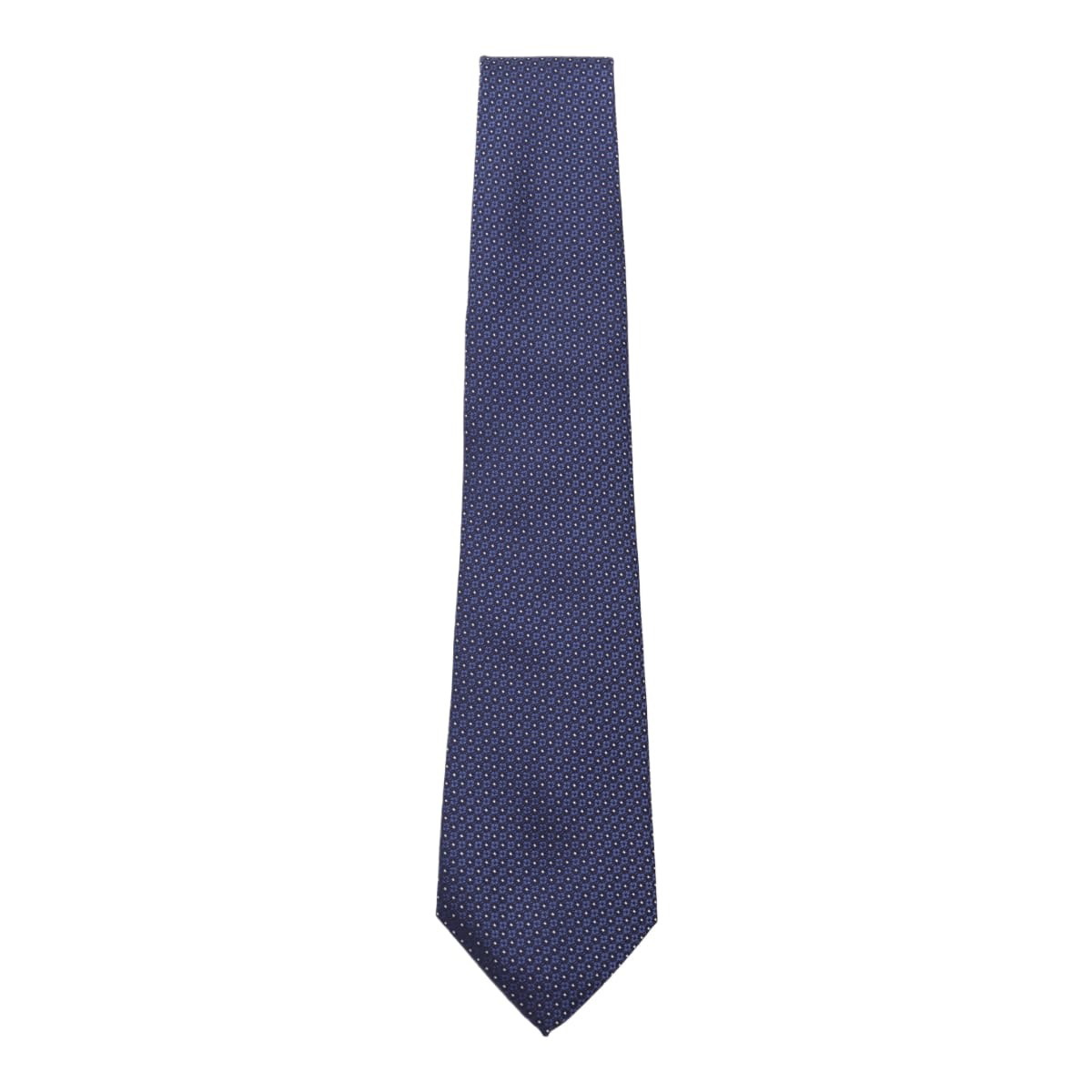 Canali Blue Wool Tie Canali
