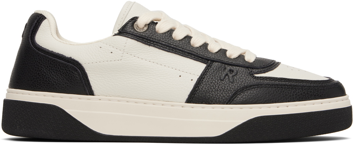 Represent Black & Off-White Initial Sneakers Represent