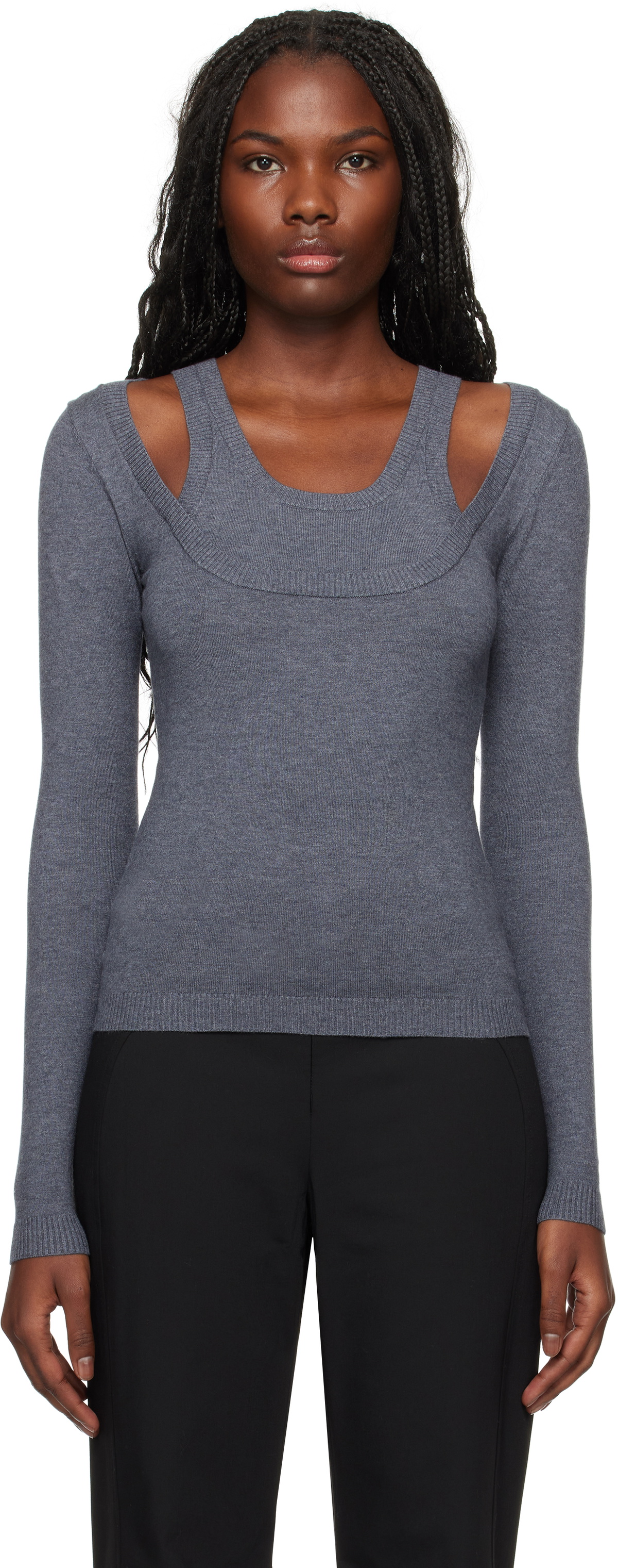 Gimaguas Gray Étoile Sweater Gimaguas