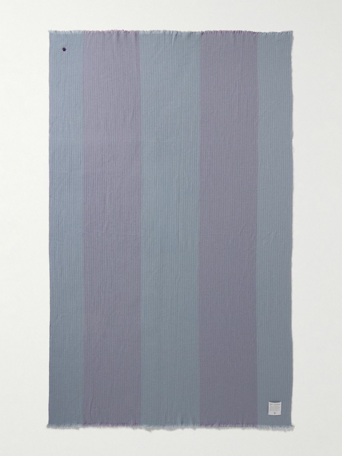 God's True Cashmere - Starlight Fringed Herringbone Cashmere Throw God ...