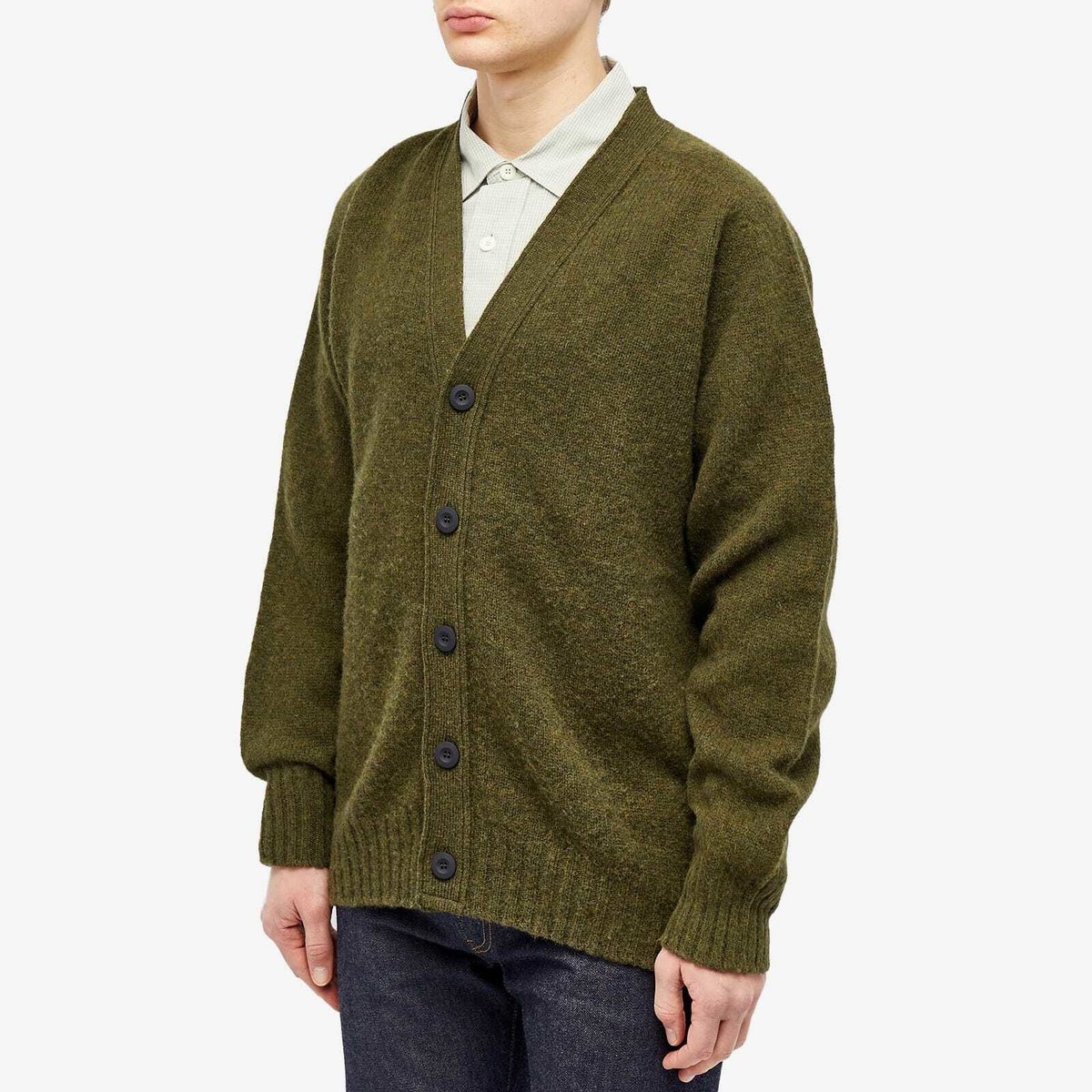 Howlin by Morrison Men's Howlin' Shaggy Bear Cardigan in Moss Howlin ...
