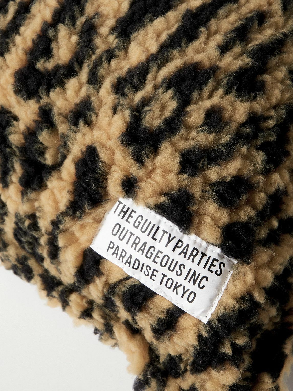 Wacko Maria - Boa Leopard-Print Fleece Pillow Wacko Maria