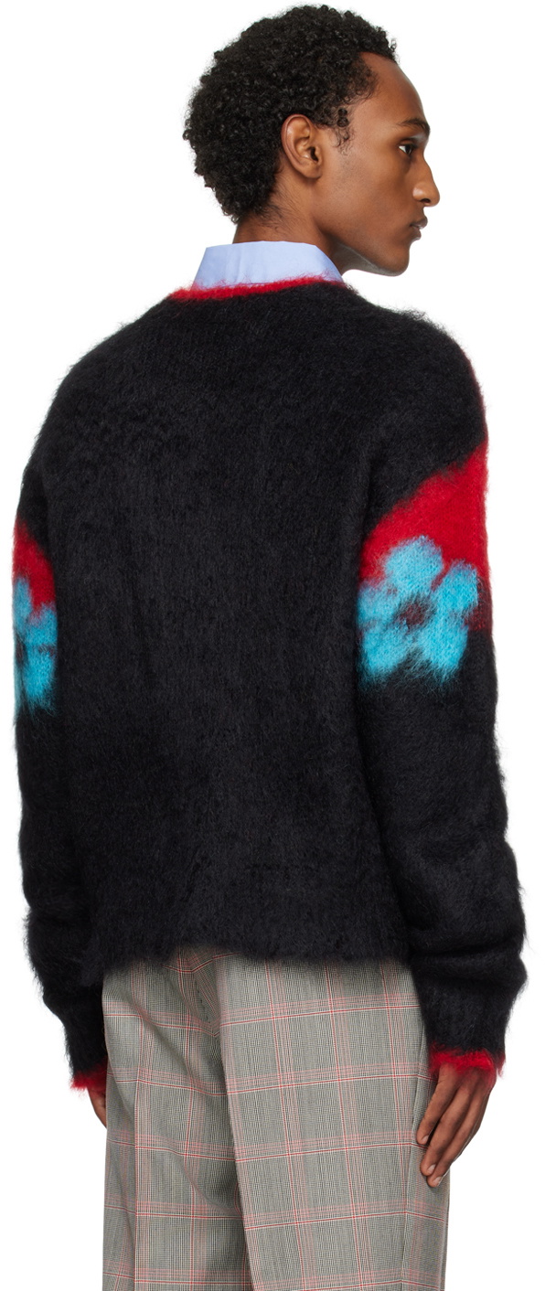 Marni Black Fuzzy Wuzzy Flowers Sweater Marni Marni Black Fuzzy Wuzzy Flowers Sweater Marni