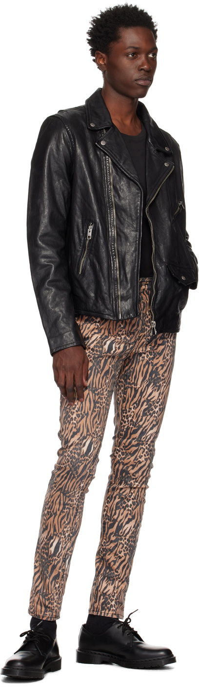 Ksubi Beige & Black Chitch Zoo Jeans Ksubi