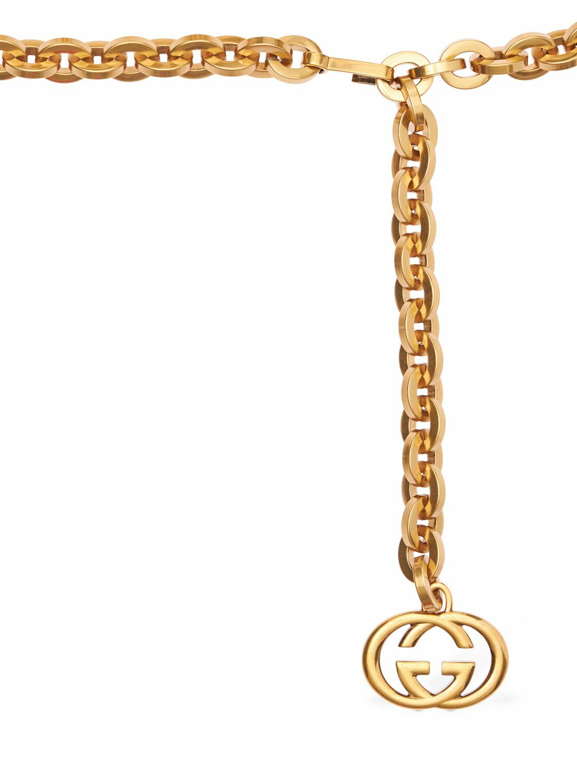 GUCCI - Chain Belt W/ Gg Logo Gucci