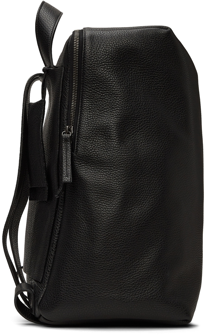 Marsèll Black Leather Ghiaccio Backpack Marsèll