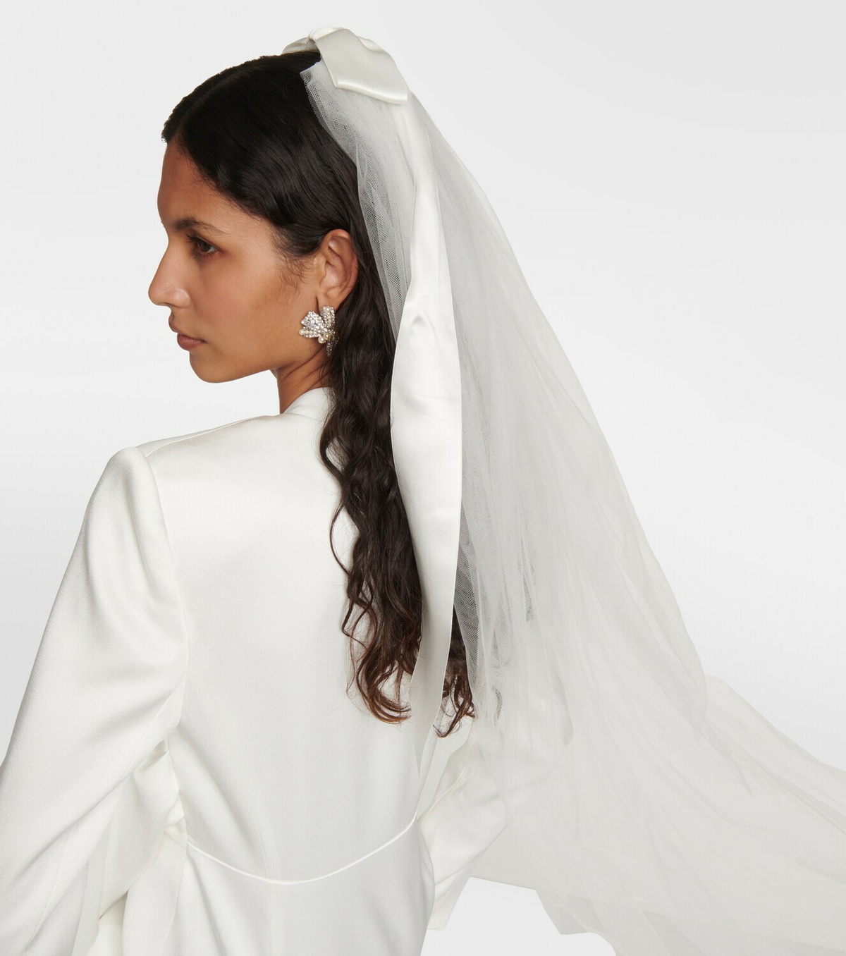 Jennifer Behr Bardot bridal veil Jennifer Behr