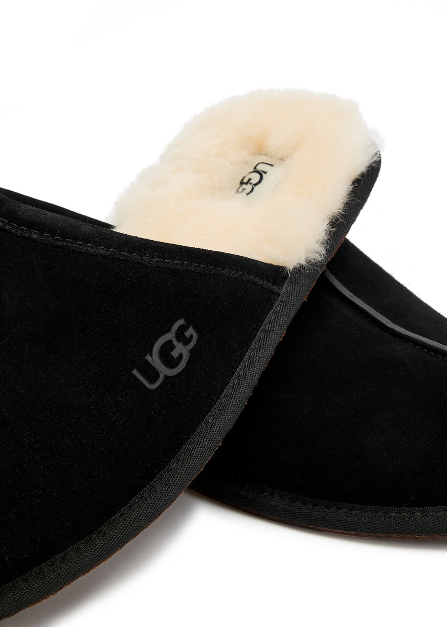 Ugg Scuff Suede Slippers Black Ugg