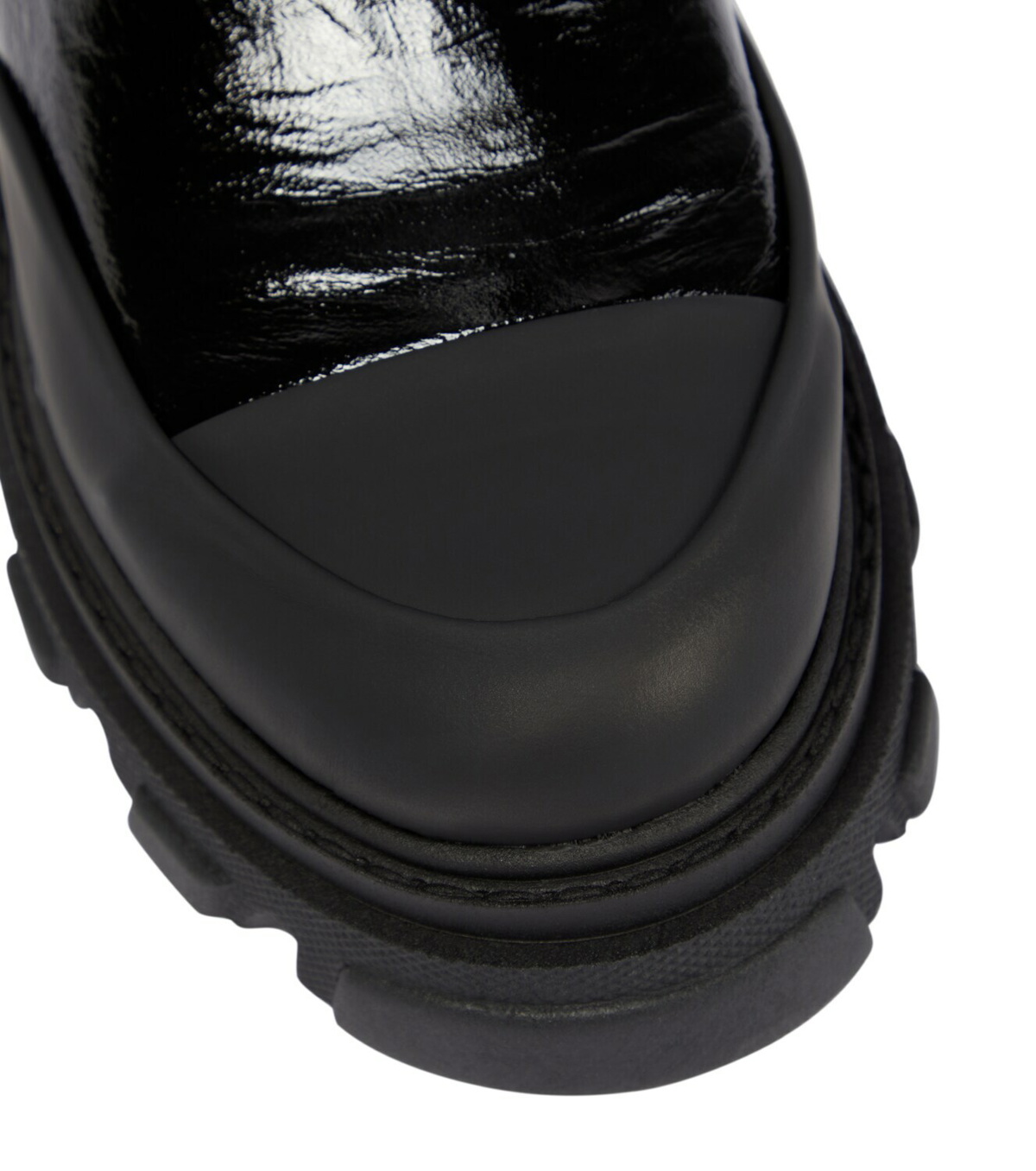 Ganni Patent leather knee-high boots GANNI
