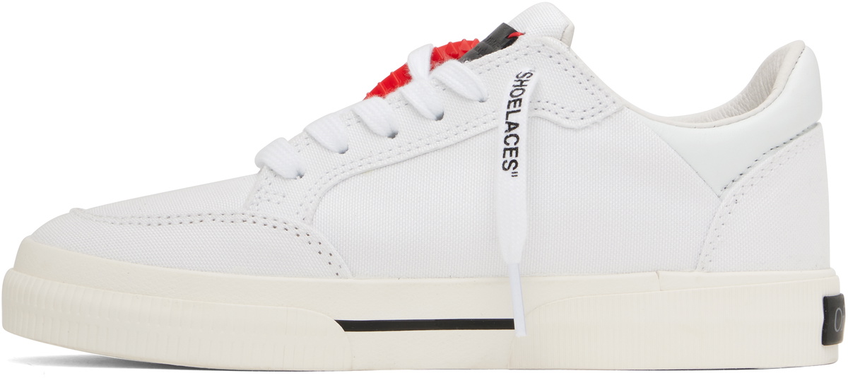 Off-White White New Low Vulcanized Canvas Sneakers Off-White