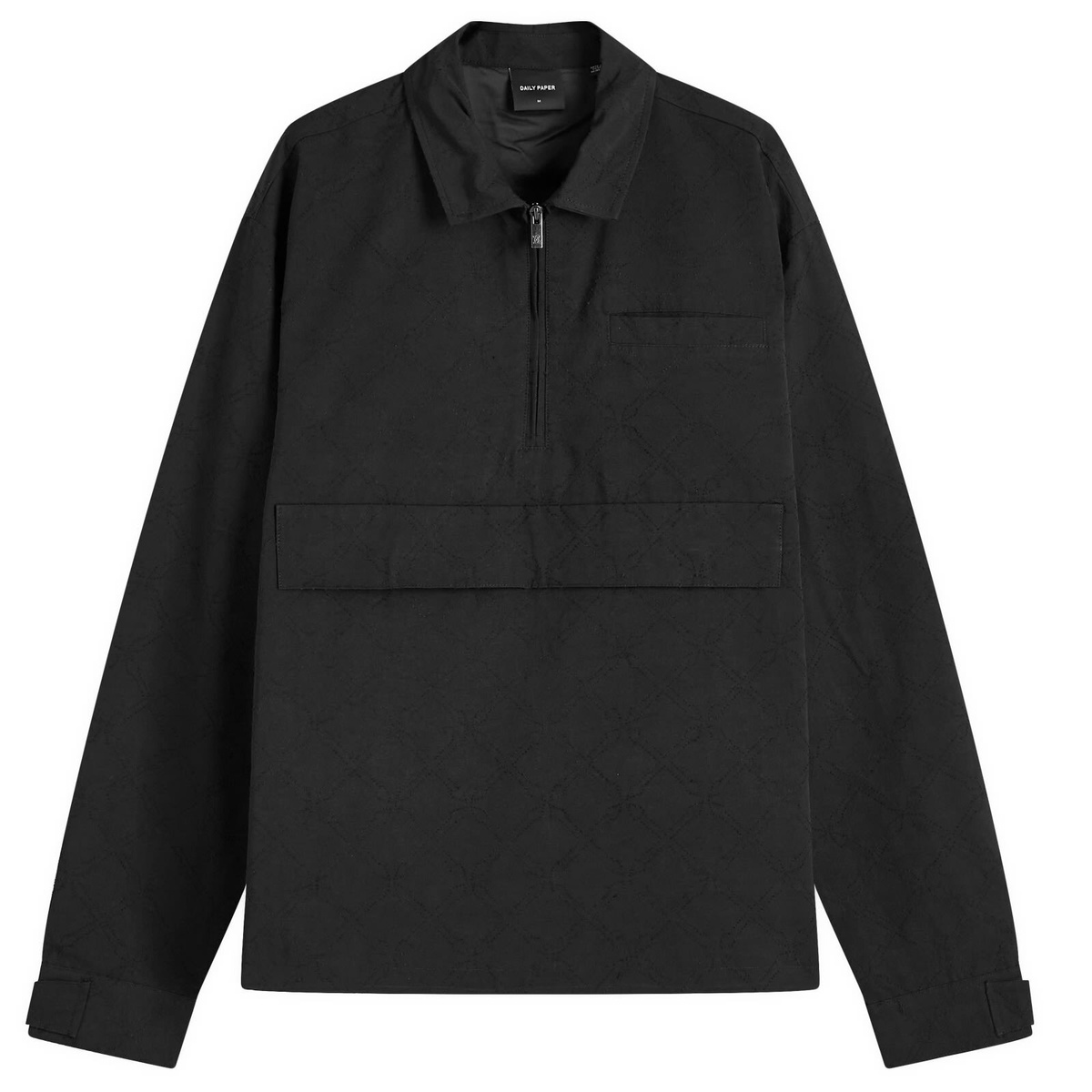 Daily Paper Men's Treasure Monogram Anorak in Black Daily Paper