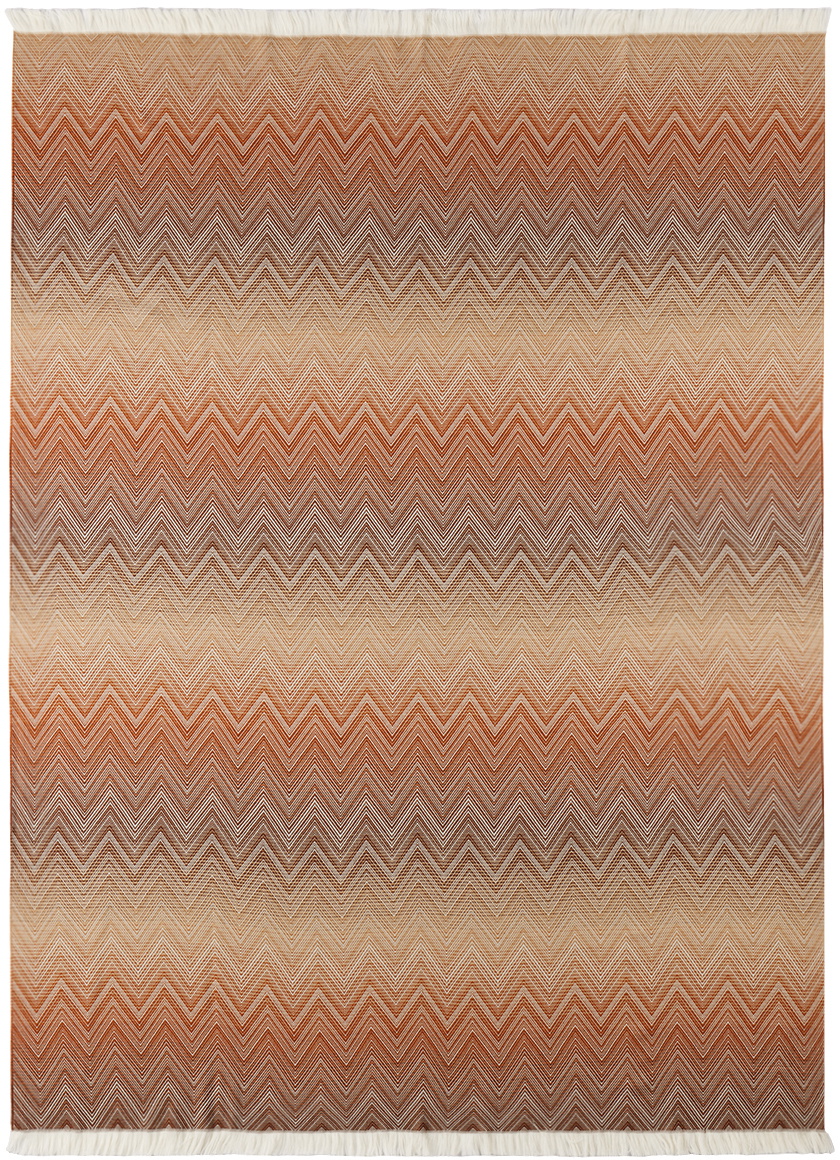Missoni Orange & White Timmy Throw Missoni