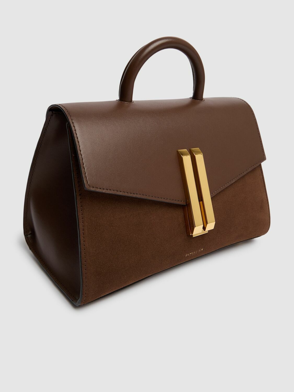 DEMELLIER Midi Montreal Suede Top Handle Bag DeMellier DEMELLIER Midi Montreal Suede Top Handle Bag DeMellier
