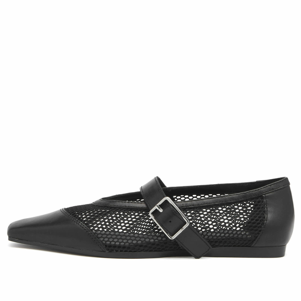 Vagabond Shoemakers Women's Wiolette Buckle Ballet Shoe in Mesh in ...