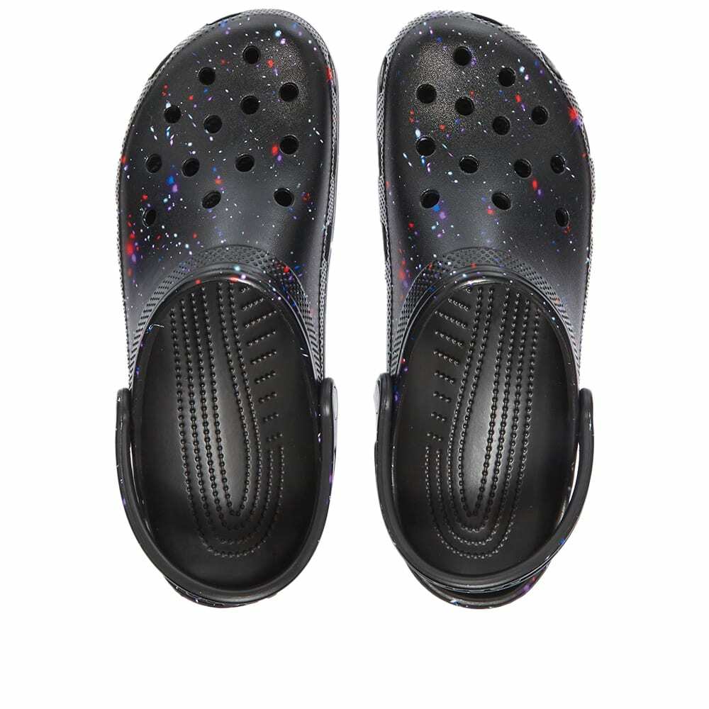 Crocs Classic Out of this World Clog in Multi/Black Crocs
