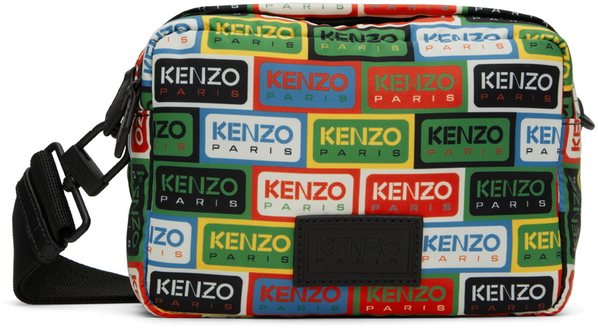 Kenzo Multicolor Kenzo Paris Logo Messenger Bag Kenzo