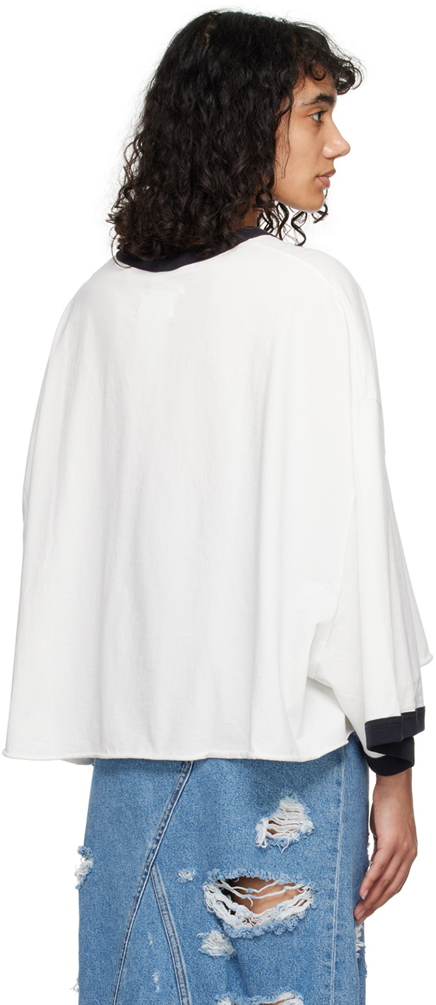 Doublet White Oversized Ringer T-Shirt Doublet