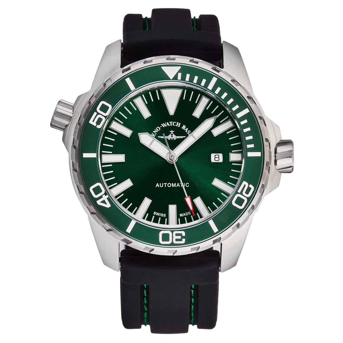 Zeno Professional Diver Automatic Green Dial Mens Watch 6603-2824-A8 Zeno