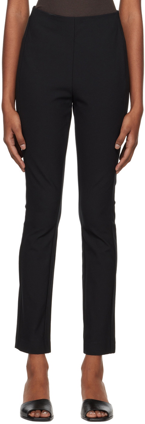 rag & bone Black Simone Trousers Rag and Bone