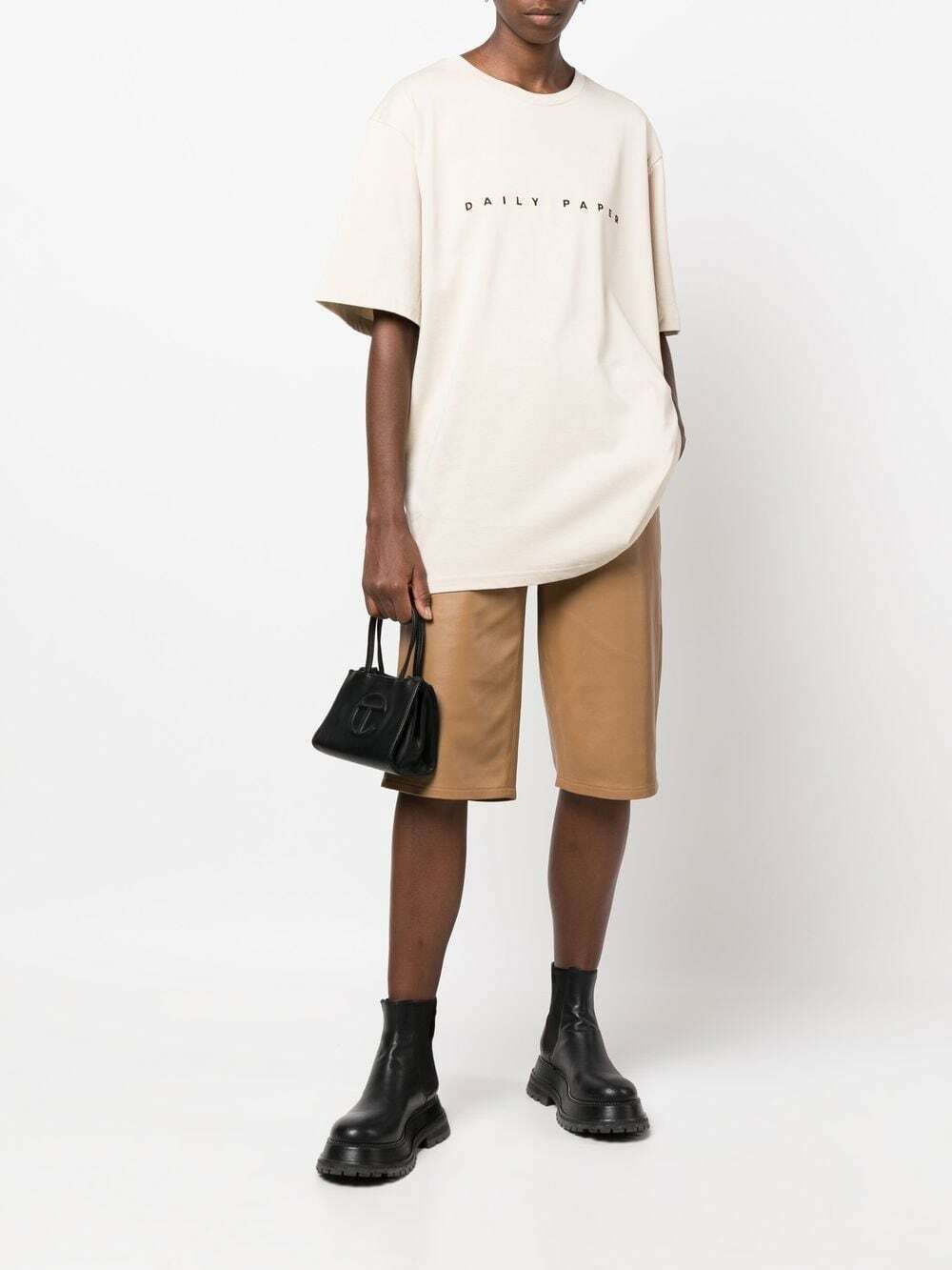 DAILY PAPER - Cotton Logo T-shirt Daily Paper