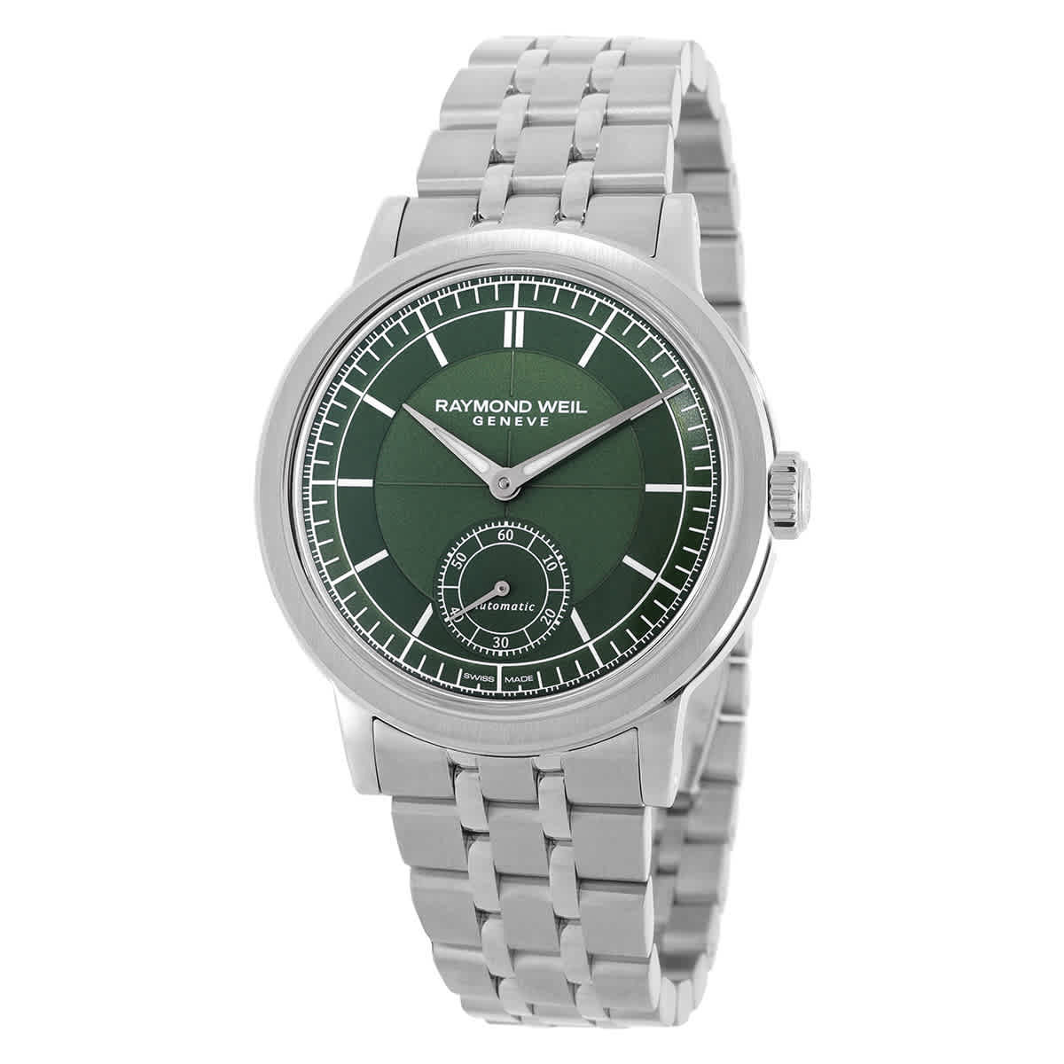 Raymond Weil Millesime Automatic Green Dial Mens Watch 2930-ST-52001 ...