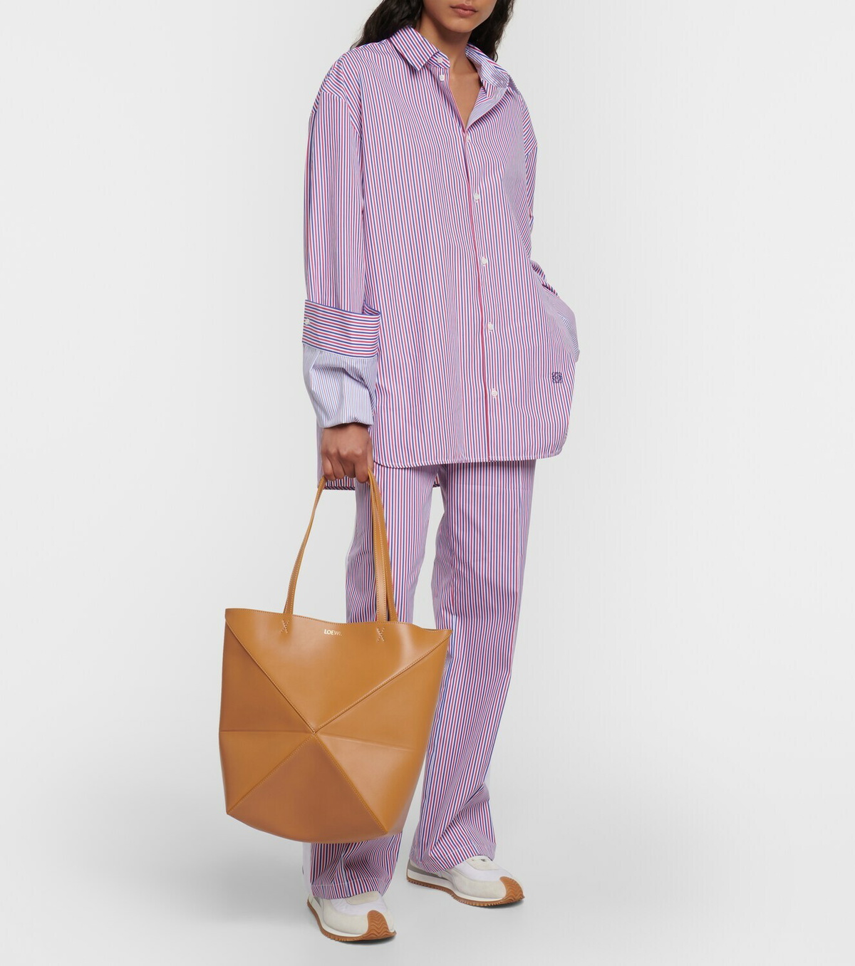 Loewe Puzzle Fold Medium leather tote bag Loewe