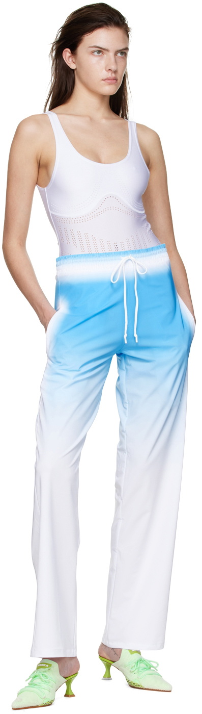 FAL-ASH SSENSE Exclusive White Polyester Bodysuit FAL-ASH