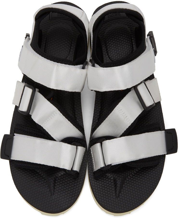 Suicoke White KISEE-V Sandals Suicoke