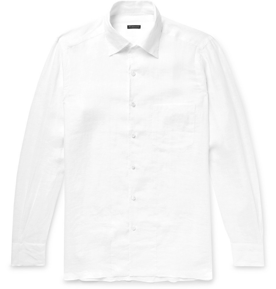 Rubinacci - Linen Shirt - White Rubinacci