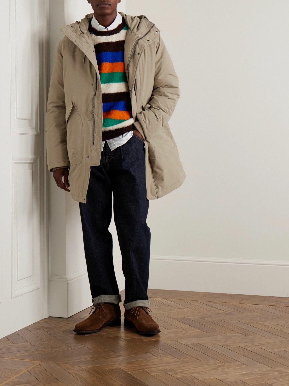 Hartford - Chelsea Padded Shell Parka - Neutrals Hartford