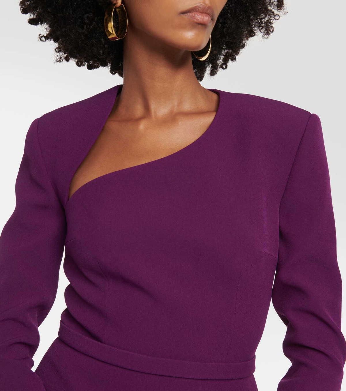 Safiyaa Cutout crêpe top Safiyaa