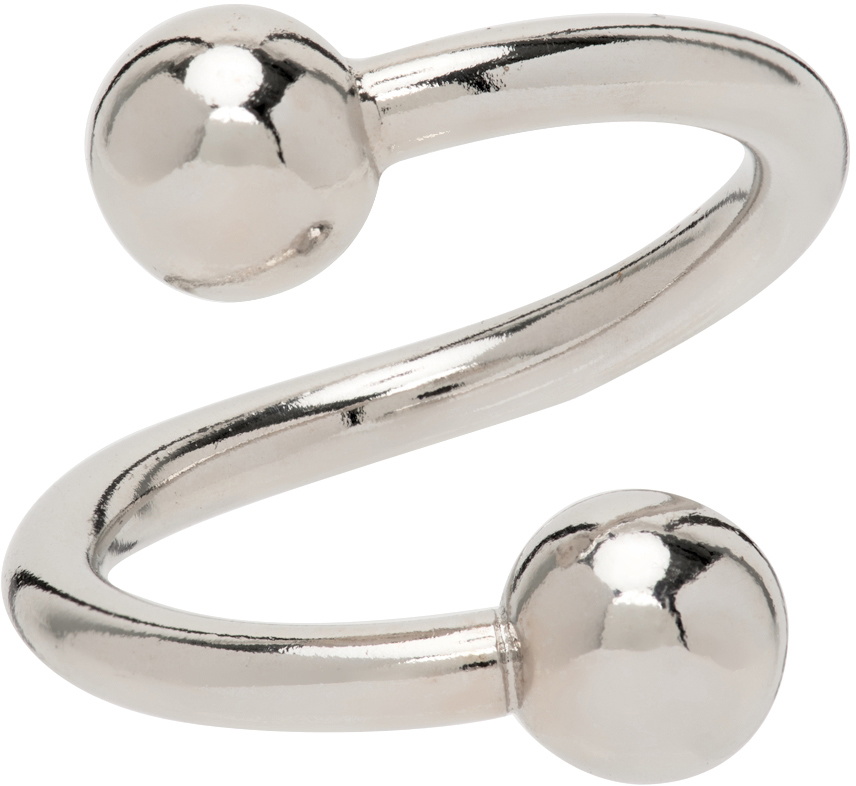 Justine Clenquet Silver Selma Ring Justine Clenquet
