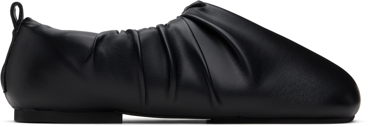 YUME YUME Black Wrinkle Ballerina Flats Yume Yume
