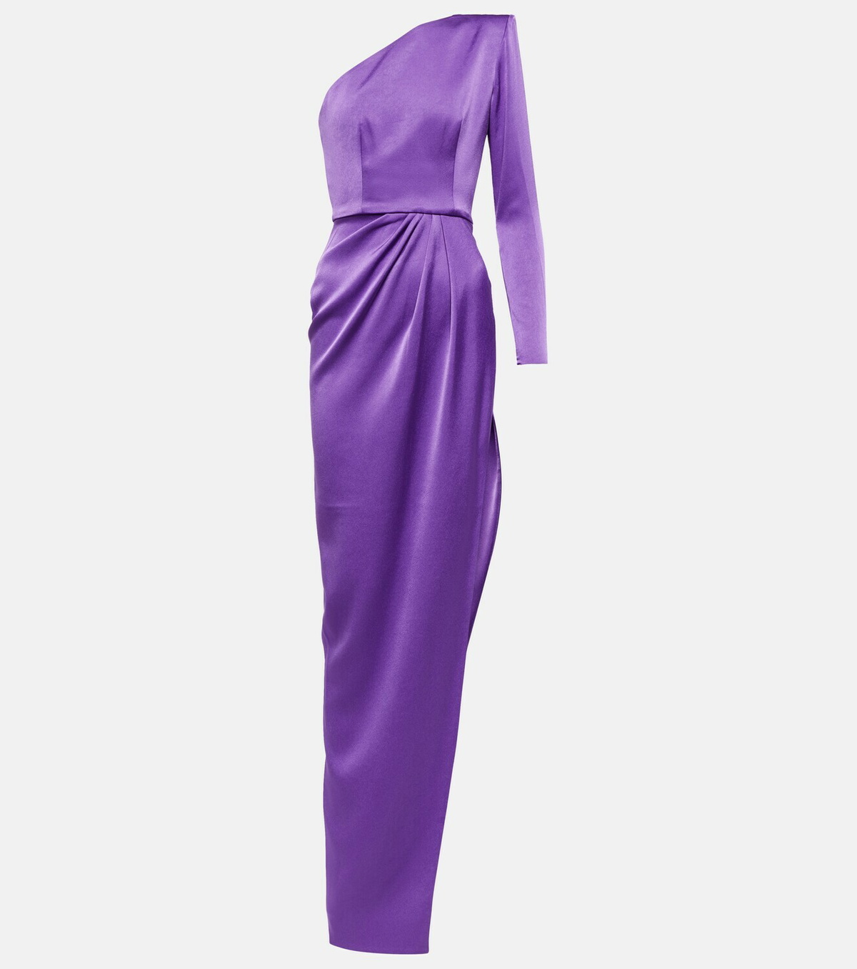 Alex Perry Delane one-shoulder satin crêpe gown Alex Perry