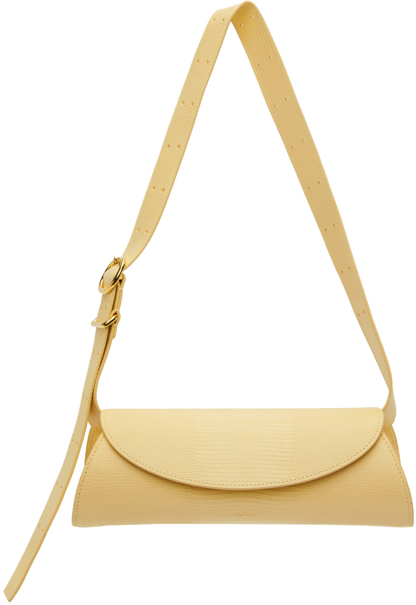Jil Sander Yellow Small Cannolo Bag Jil Sander