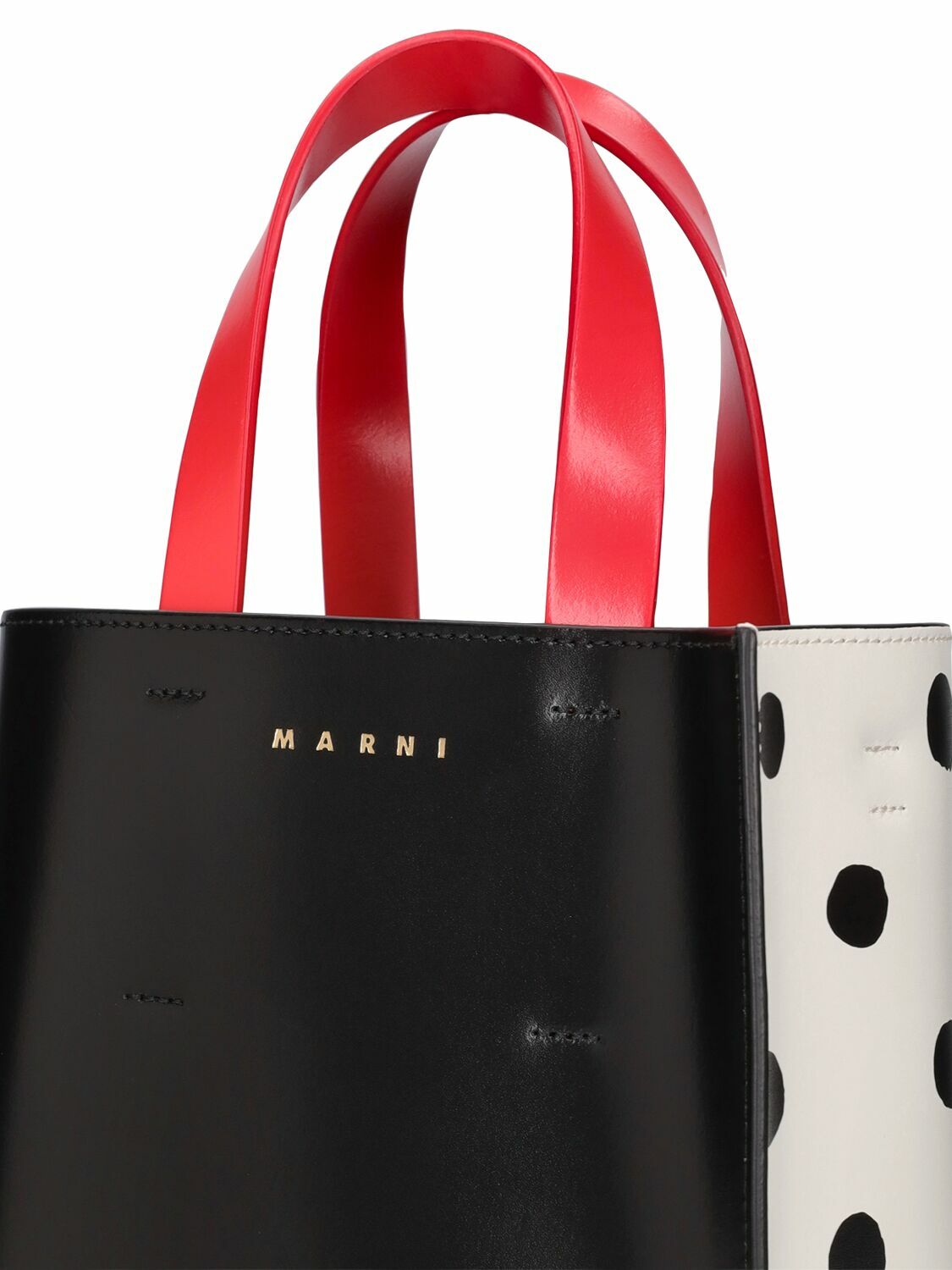 MARNI - Mini Museo Leather Top Handle Bag Marni