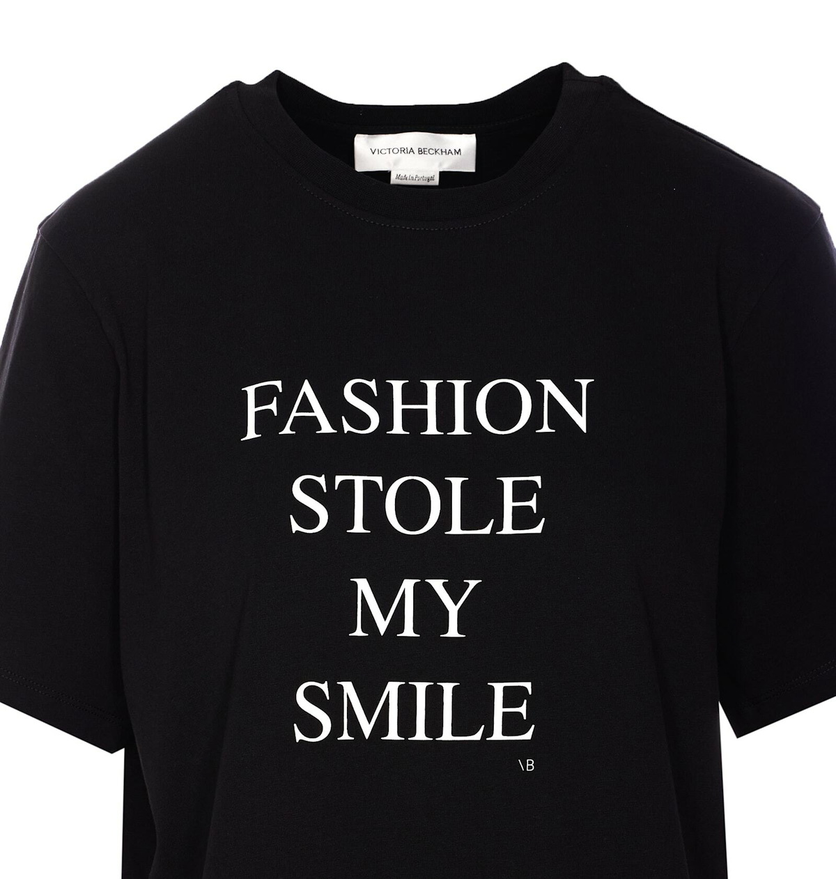 Victoria Beckham Slogan Fashion Stole T-shirt Victoria Beckham