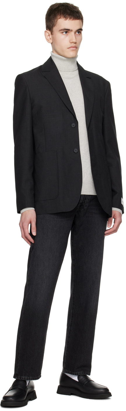 Maison Kitsuné Gray Fox Head Turtleneck Maison Kitsune