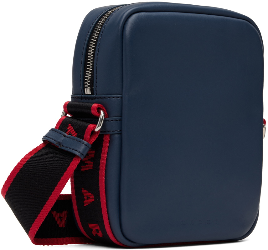 Marni Navy Small Bey Shoulder Bag Marni