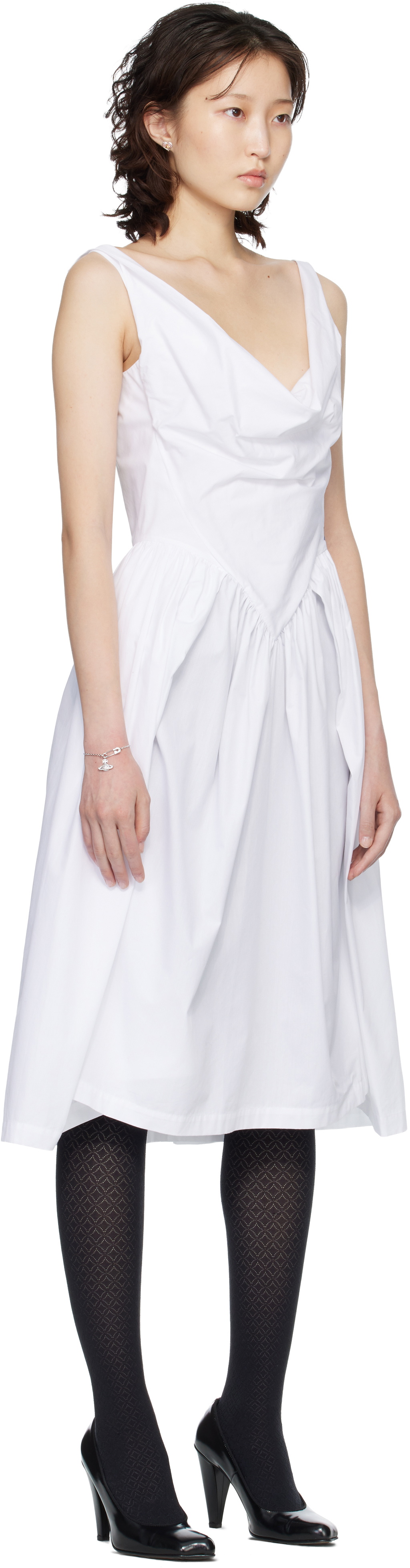 Vivienne Westwood White Sunday Midi Dress Vivienne Westwood