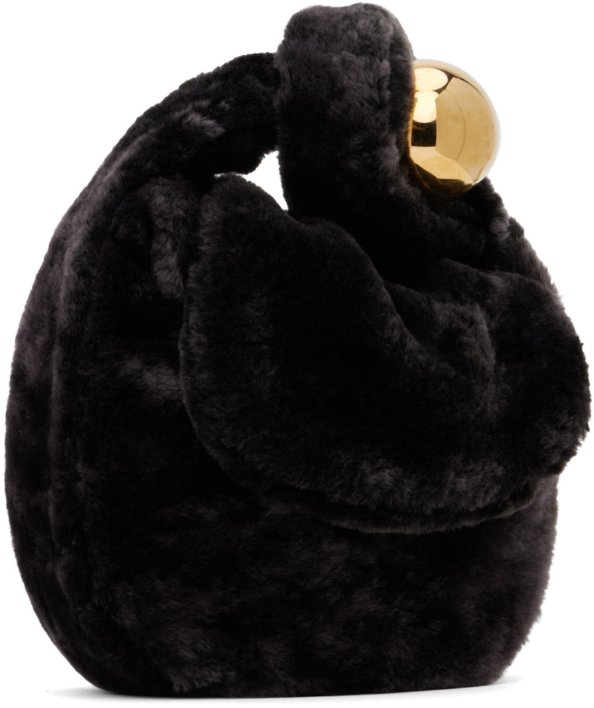 Jil Sander Black Small Sphere Pouch Jil Sander