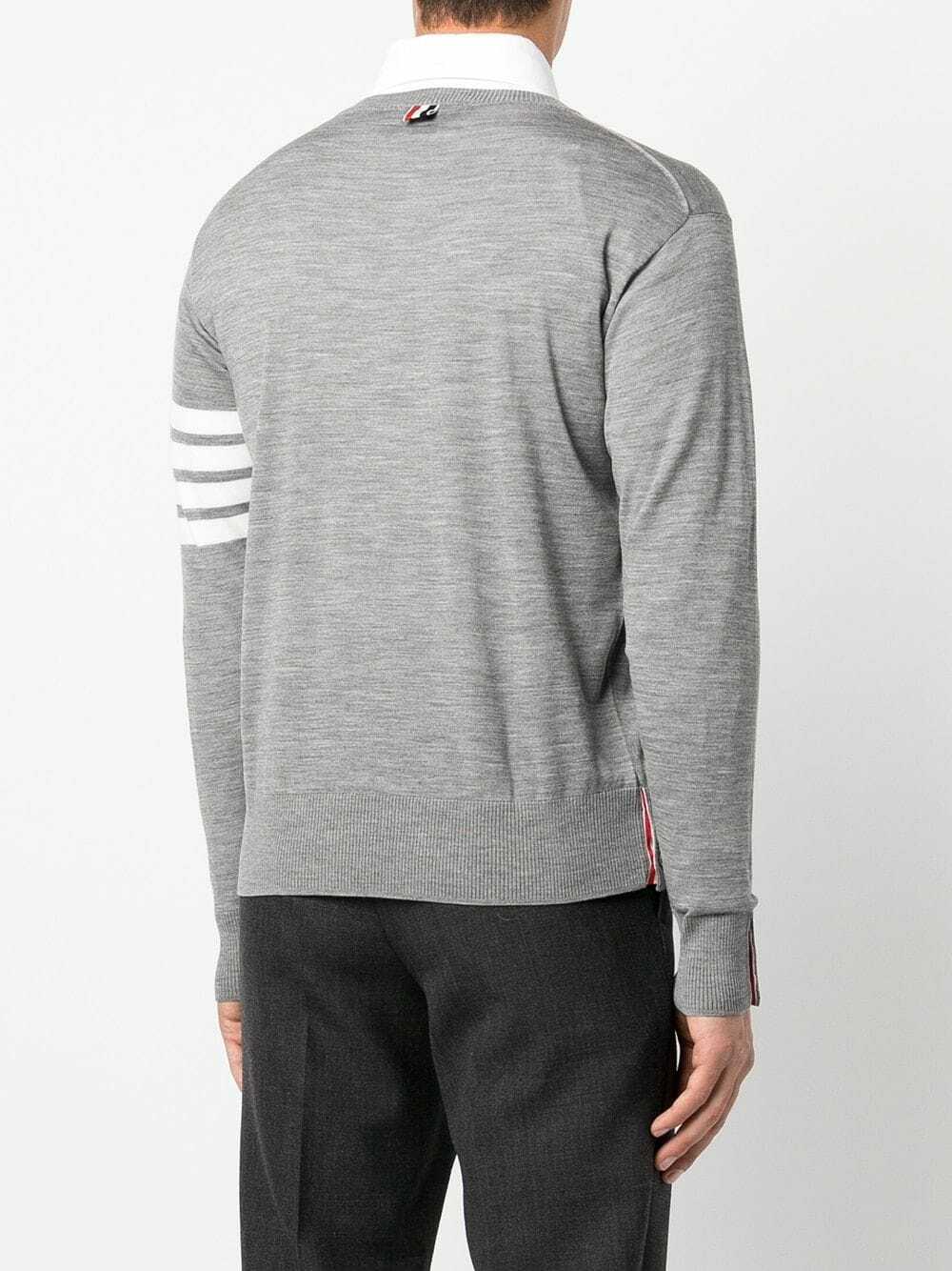 THOM BROWNE - 4bar Wool Sweater Thom Browne