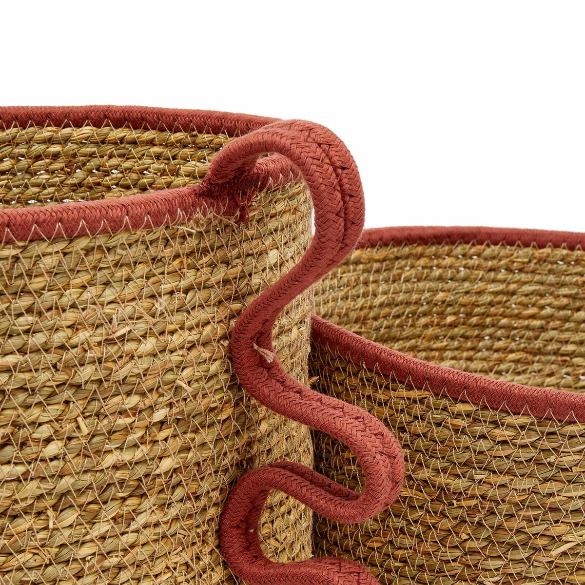Ferm Living Verso Baskets - Set of 2 in Brick ferm LIVING