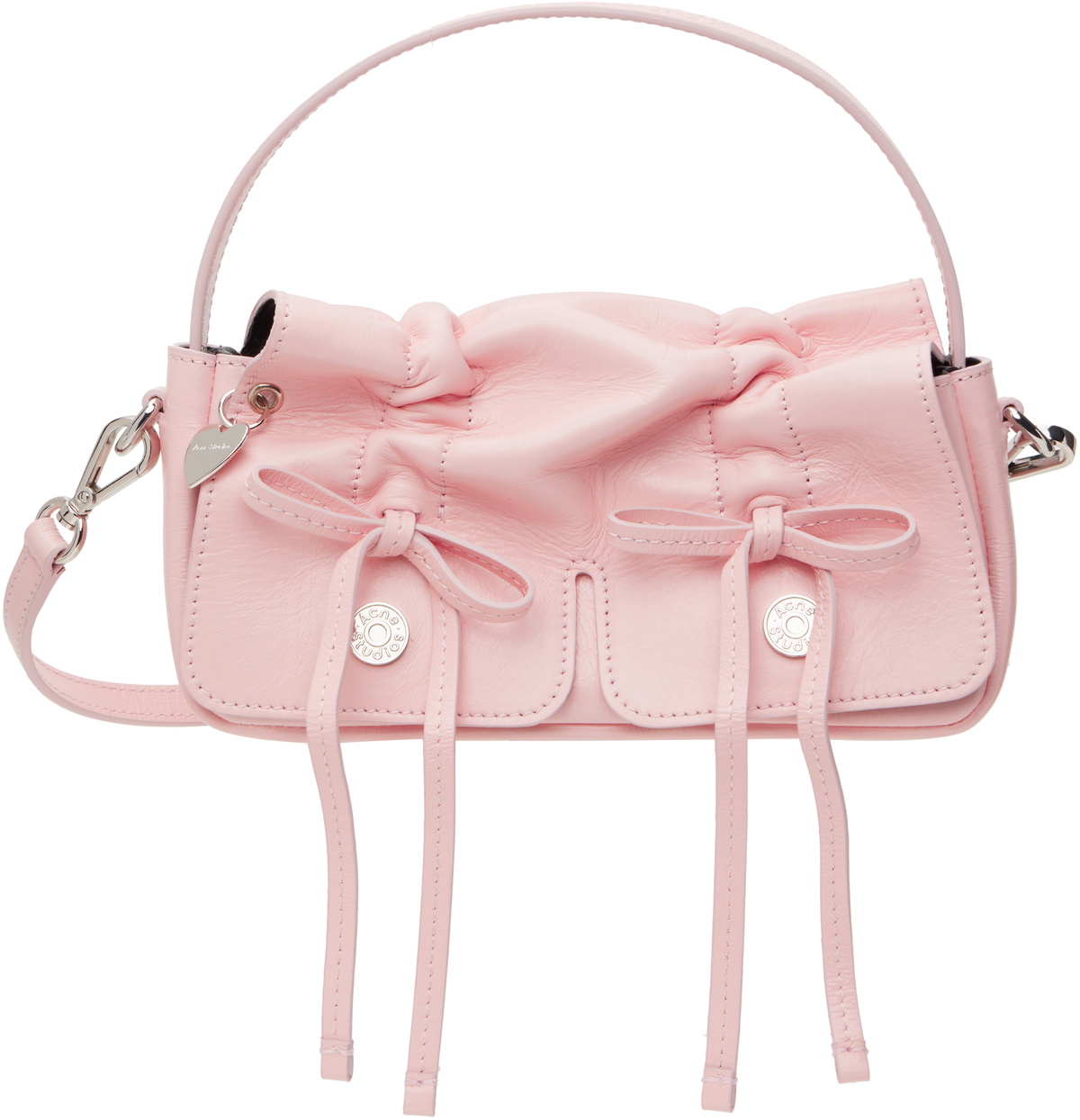 Acne Studios Pink Multipocket Micro Bag Acne Studios