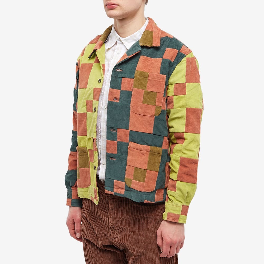Bode Men's Cord Patchwork Jacket in Multi Bode