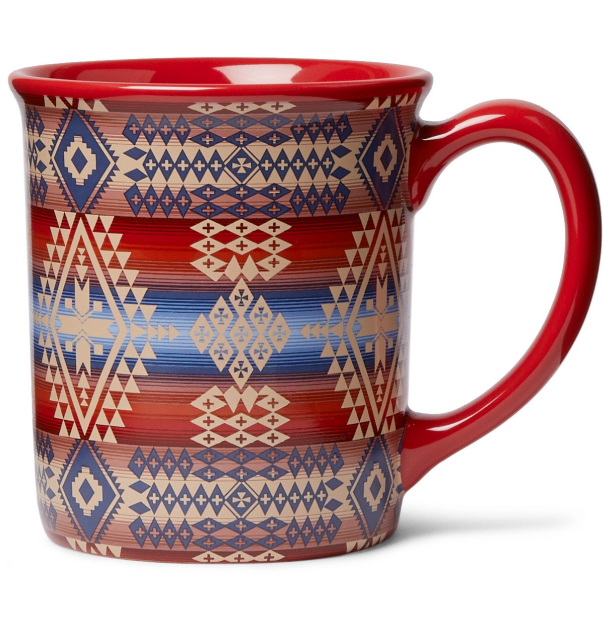 Pendleton - Printed Ceramic Mug - Red Pendleton