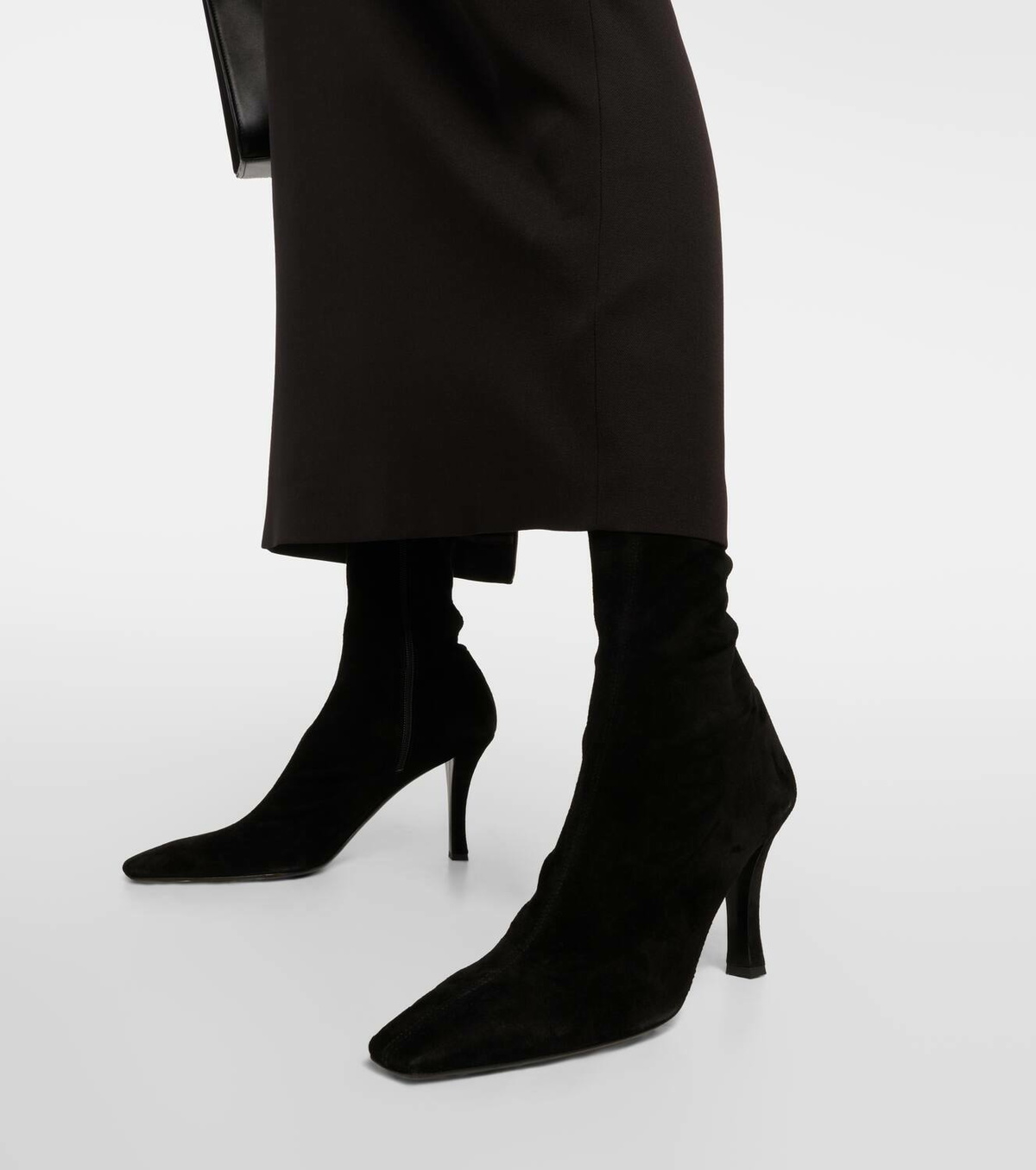 The Row Annette suede over-the-knee boots The Row