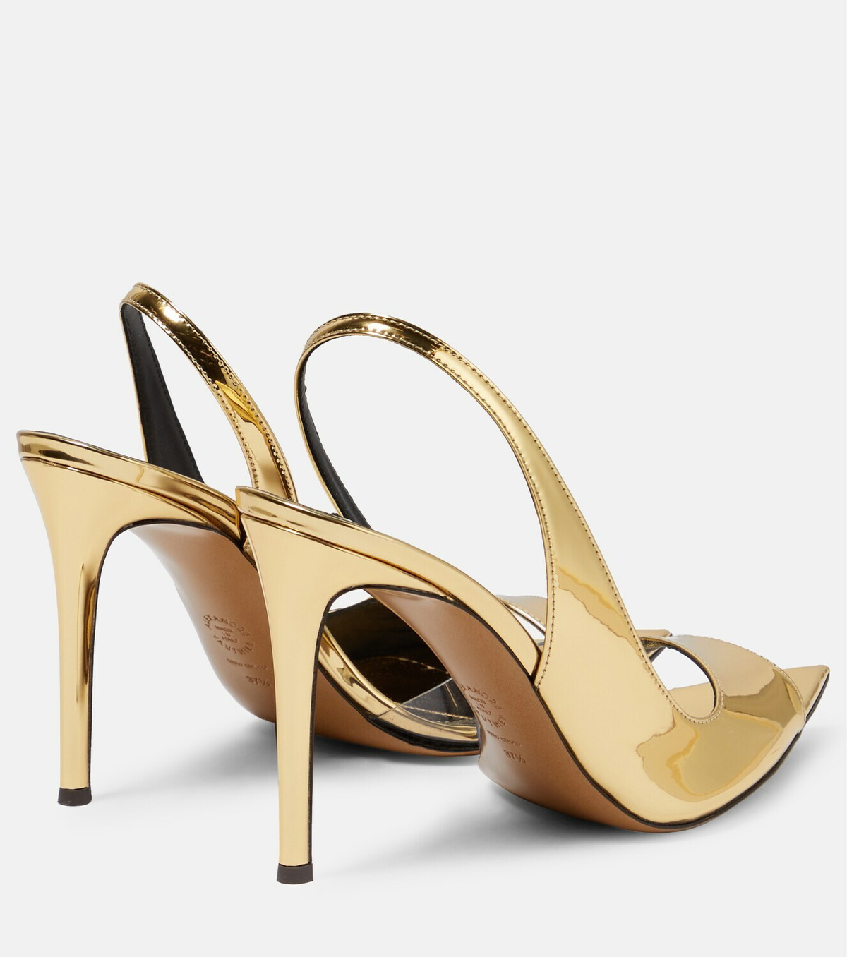 Alexandre Vauthier Metallic leather sandals Alexandre Vauthier